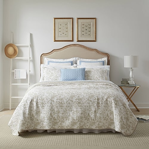 Click here for Laura Ashley Amberley Floral Reversible Quilt Set... prices