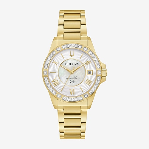 Click here for Bulova Womens Marine Star Diamond (1/10 ct. t.w.)... prices
