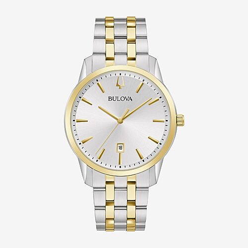 Click here for Bulova Mens Sutton Two-Tone Stainless Steel Bracel... prices