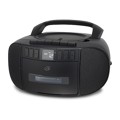 Click here for CD Cassette AM/FM Boombox  One Size  Black prices