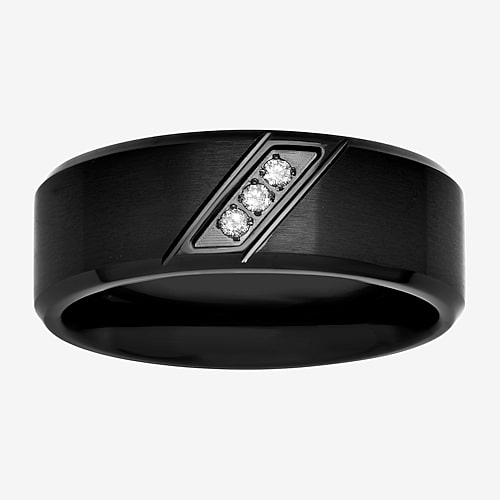 Click here for Mens Diamond Accent Natural Blue Diamond Stainless... prices