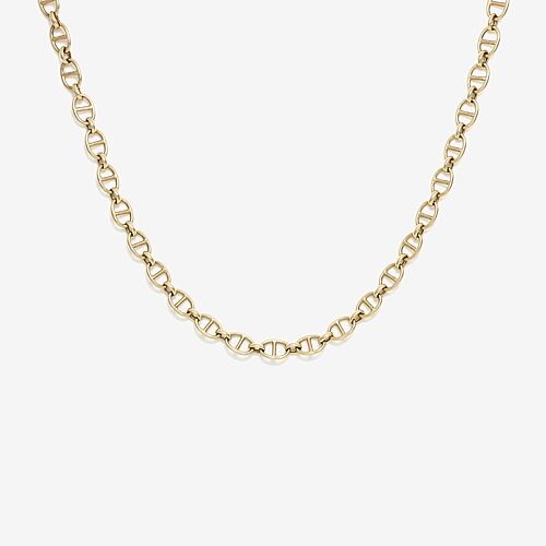Click here for Made in Italy Womens 14K Gold 18 Inch Link Chain N... prices