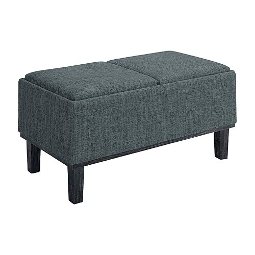 Click here for Designs4Comfort Storage Ottoman  One Size  Gray prices