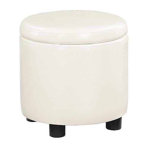 Click here for Designs4Comfort Round Storage Ottoman  One Size  W... prices