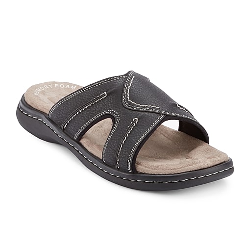 Click here for Dockers Mens Sunland Slide Sandals  8 Medium  Blac... prices