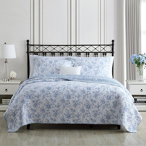 Click here for Laura Ashley Walled Garden Reversible 2 Piece Quil... prices