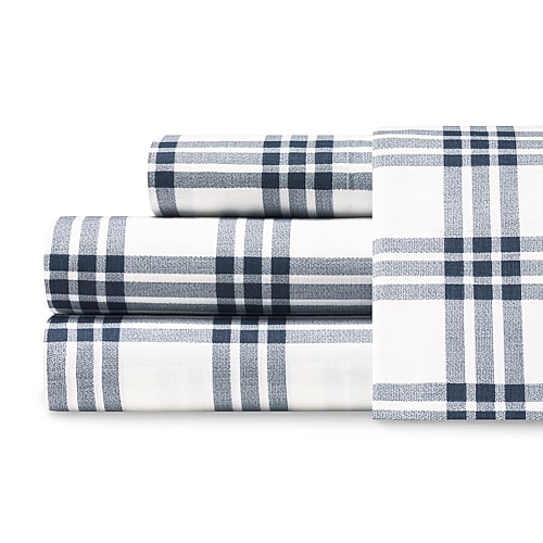 Click here for Eddie Bauer Basic Plaid Cotton Percale Sheet Set prices