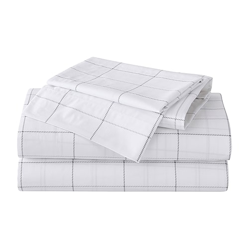 Click here for Eddie Bauer Northern Plaid Cotton Percale Sheet Se... prices