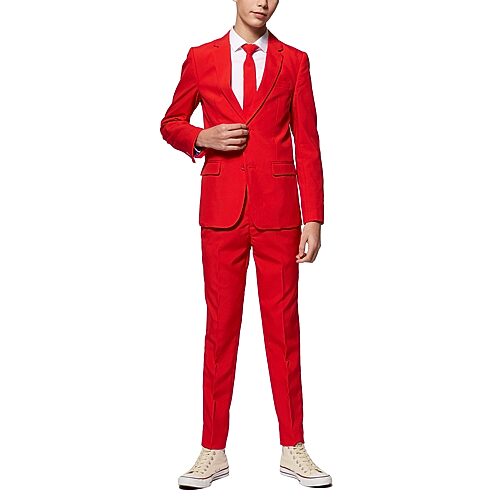 Click here for OppoSuits Big Boys 3-Piece Devil Solid Suit Set -... prices