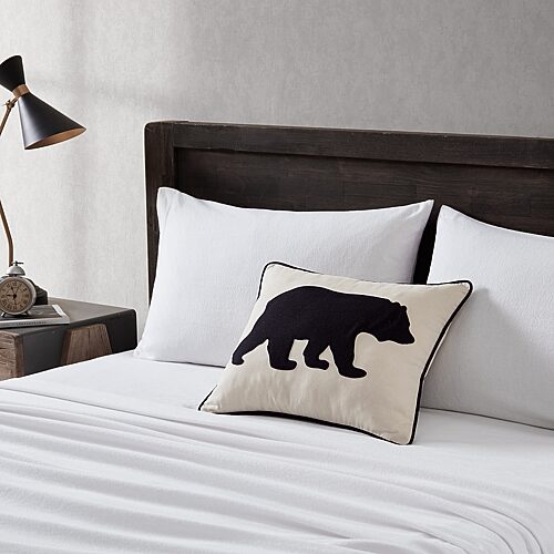 Click here for Eddie Bauer Bear Rectangular Throw Pillow  One Siz... prices