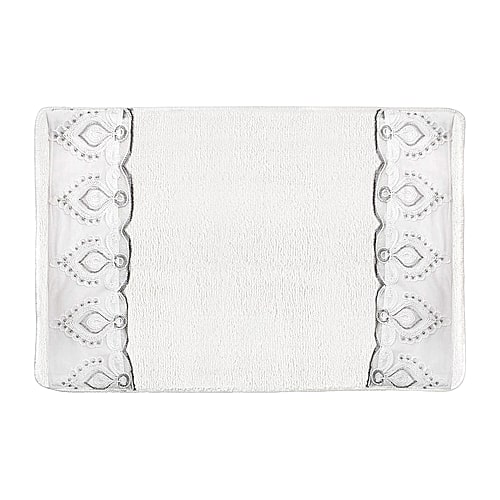 Click here for Popular Bath Monaco Bath Rug  One Size  White prices