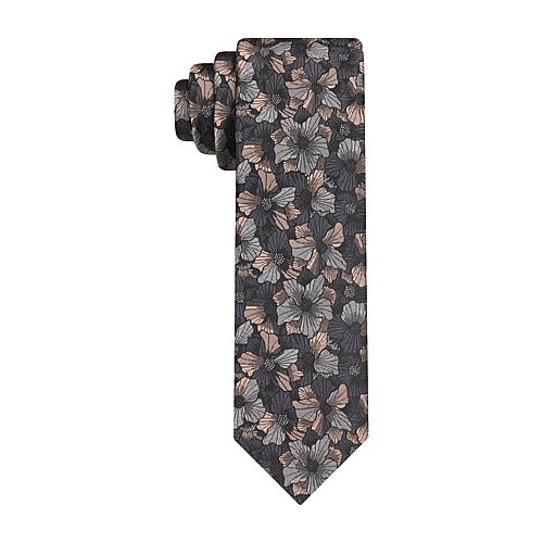 Click here for J. Ferrar Floral Tie  One Size  Black prices