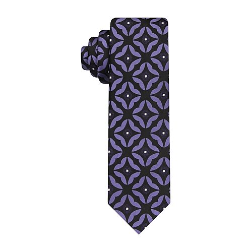 Click here for J. Ferrar Geometric Tie  One Size  Purple prices