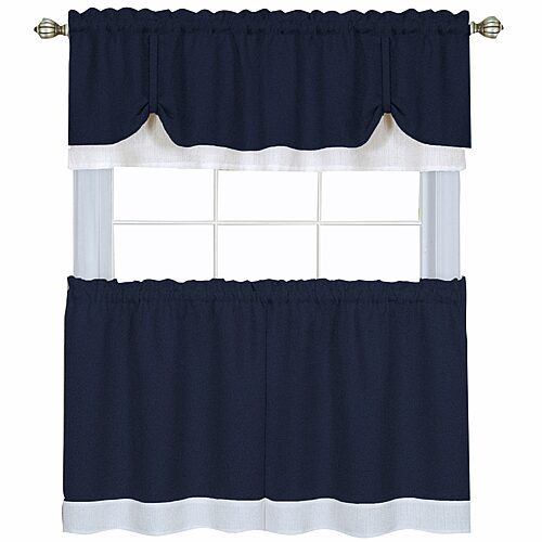 Click here for Achim Darcy Kitchen Curtain Set prices