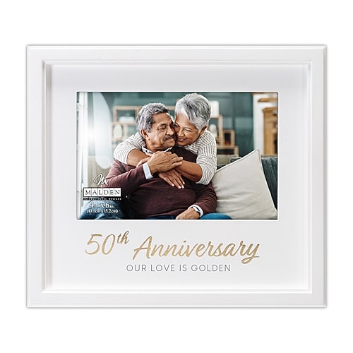 Click here for Malden 4X6 50th Anniversary Tabletop Frame  One Si... prices