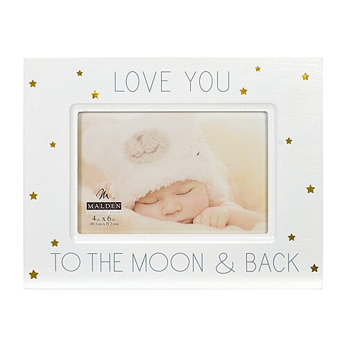Click here for Malden 4X6 Love You To The Moon Tabletop Frame  On... prices