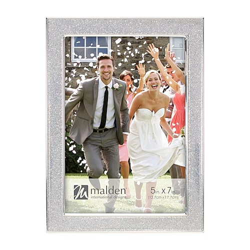 Click here for Malden 5X7 Glitter Metal Tabletop Frame  One Size... prices
