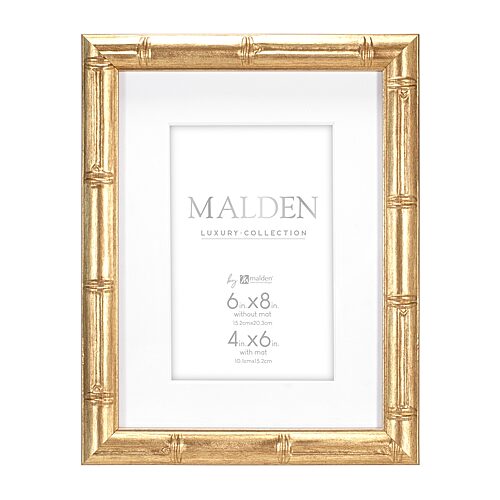 Click here for Malden 4X6 & 6X8 Gold Matted Bamboo Tabletop Frame... prices