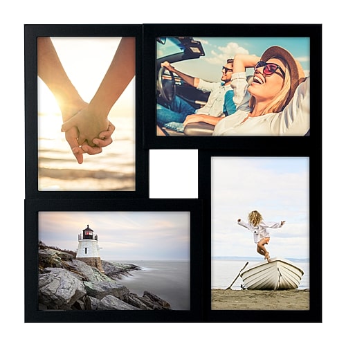 Click here for Malden 4x6 Square Black 4-Opening Collage Frame  O... prices