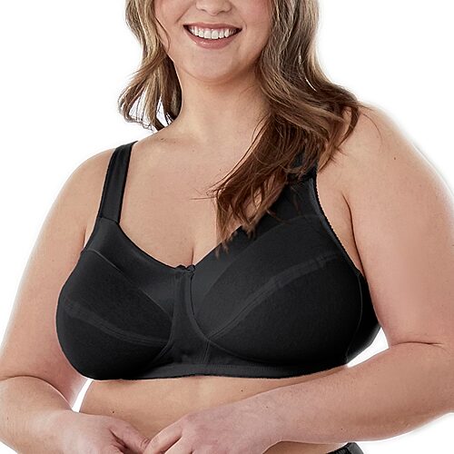 Click here for Bestform Satin Trim Wireless Cotton Bra with Unlin... prices