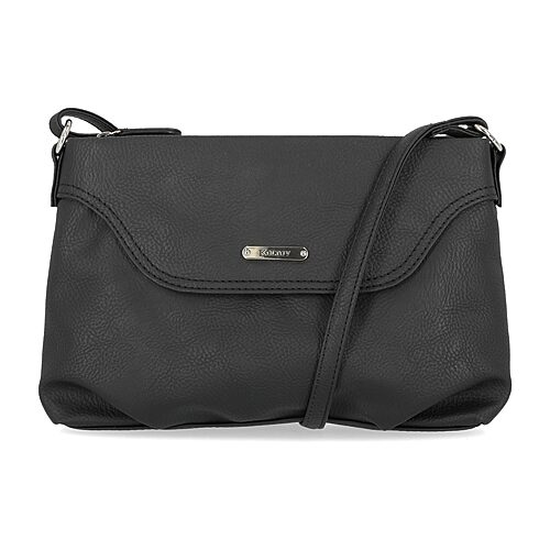 Click here for Koltov Ruby Solid Crossbody - Black prices