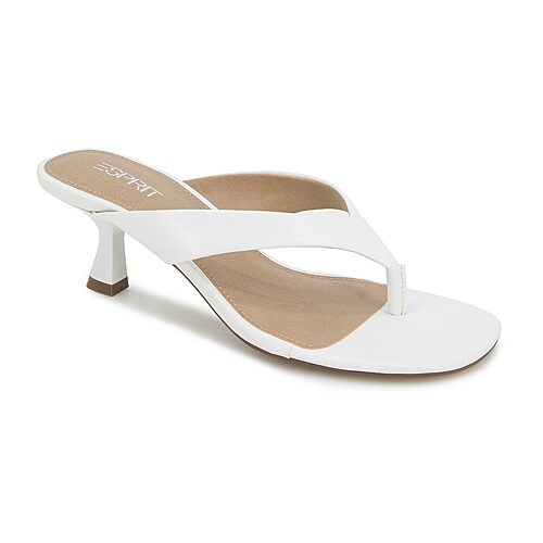 Click here for ESPRIT Womens Elayna Heeled Sandals  6 Medium  Whi... prices