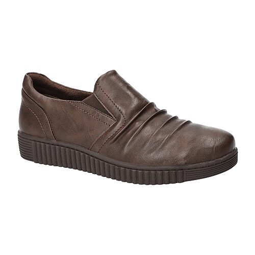 Click here for Easy Street Womens Kipper Comfort Flats - Brown prices