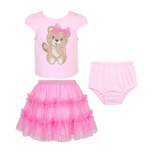 Click here for Lilt Baby Girls 3-pc. Skirt Set  6-9 Months  Pink prices