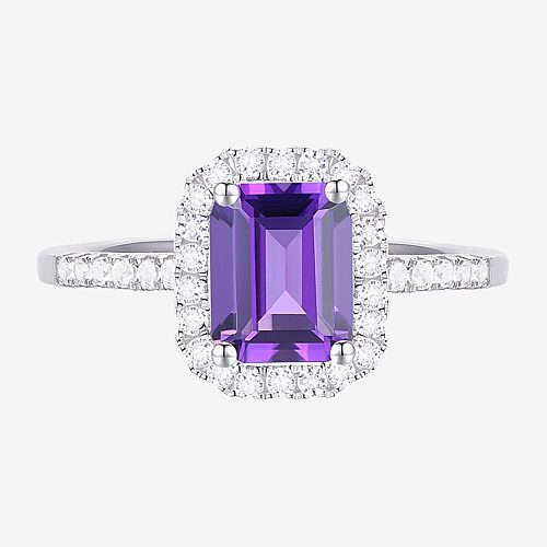 Click here for Yes  Please! Womens Lab Created Purple Amethyst St... prices