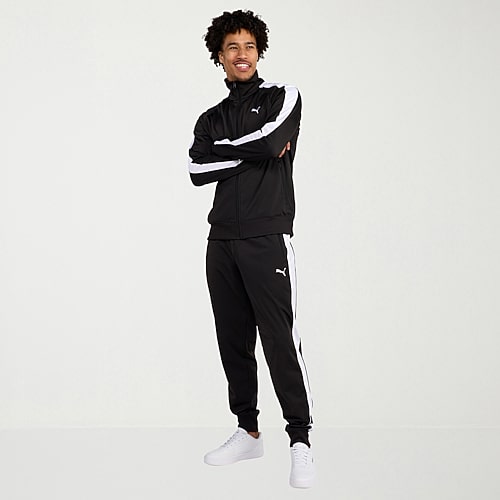 Click here for PUMA Mens Tapered Mid Rise Regular Fit Track Pant... prices