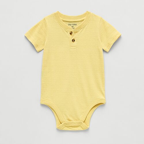 Click here for Okie Dokie Baby Boys Henley Neck Short Sleeve Body... prices