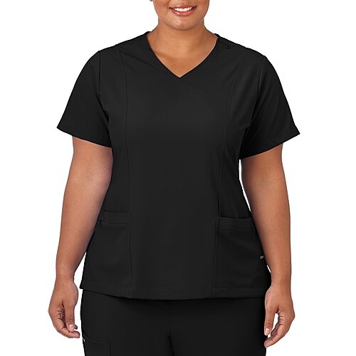 Click here for Jockey 2306 Womens Plus V Neck Short Sleeve Stretc... prices