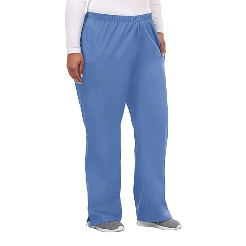 Fundamentals By White Swan 14920 Drawstring Unisex Adult Big and Tall Scrub Pant  3x-large  Blue