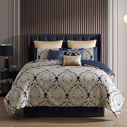 Riverbrook Home Barret 9-pc. Midweight Comforter Set  One Size  Blue