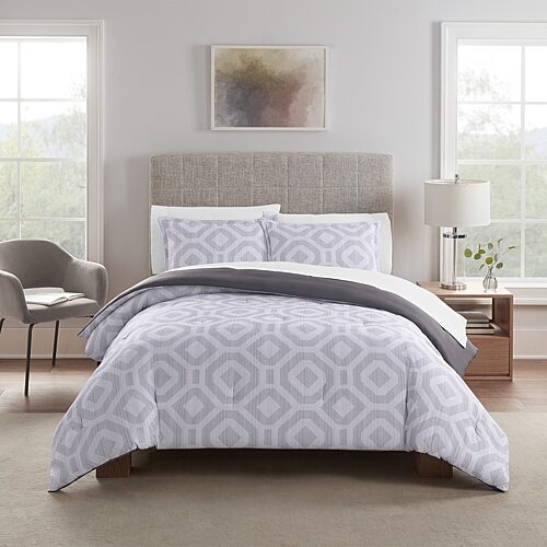 Click here for Serta Skyler Midweight Comforter Set  One Size  Gr... prices