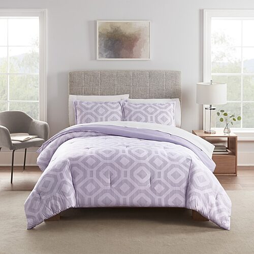 Click here for Serta Skyler Midweight Comforter Set  One Size  Pu... prices