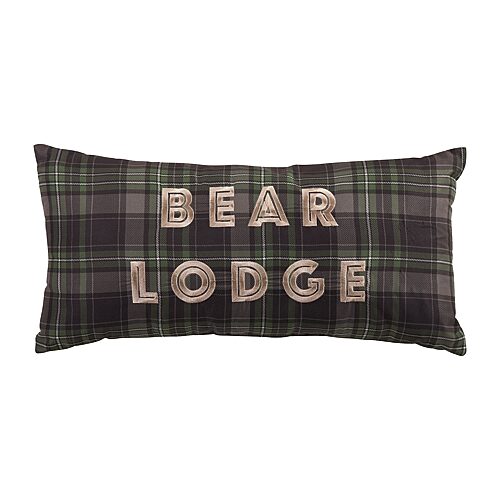 Click here for Donna Sharp Bear Panels Plaid Rectangular Throw Pi... prices