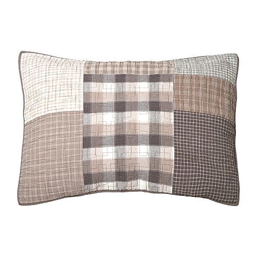 Click here for Donna Sharp Smoky Square Pillow Sham  One Size  Gr... prices