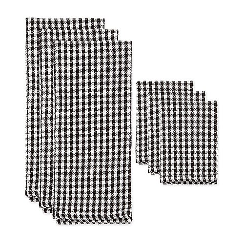 Click here for Design Imports Check 6-pc. Towels + Dish Cloths Se... prices