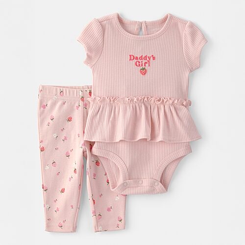 Click here for Carters Baby Girls 2-pc. Pant Set  Newborn  Pink prices