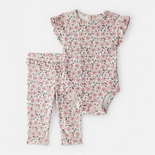 Click here for Carters Baby Girls 2-pc. Pant Set  Newborn  Pink prices