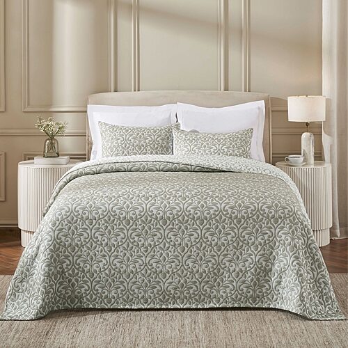 Click here for SUPERIOR Vineyard Matelasse Floral Scroll Floral C... prices