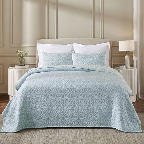 Click here for SUPERIOR Vineyard Matelasse Floral Scroll Floral C... prices