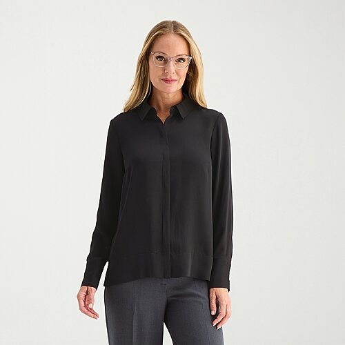 Click here for Liz Claiborne Womens Fitted Long Sleeve Regular Fi... prices