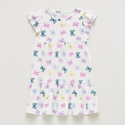 Click here for Thereabouts Little Girls Short Sleeve Flutter A-Li... prices