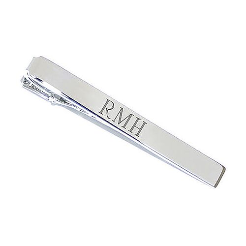 Click here for Engraved Cross Rhodium-Plated Tie Bar  One Size  G... prices