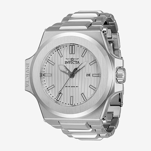 Click here for Invicta Mens 34729 Akula Quartz 3 Hand Silver Dial... prices