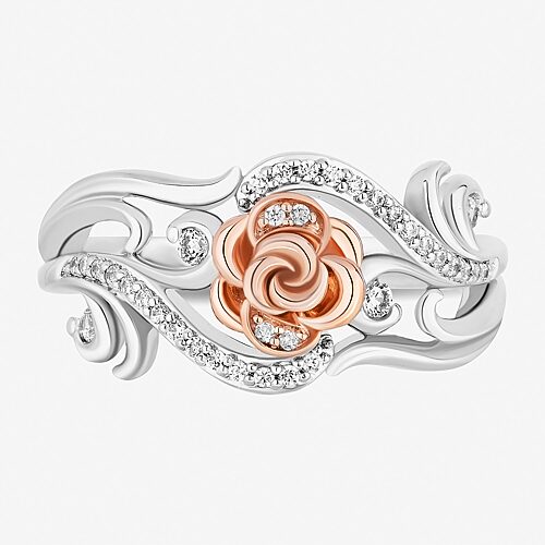 Click here for Enchanted Disney Fine Jewelry Womens 1/5 CT. Natur... prices