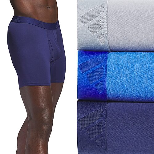 Click here for adidas Luxe Comfort Mens 3 Pack Boxer Briefs 51593... prices