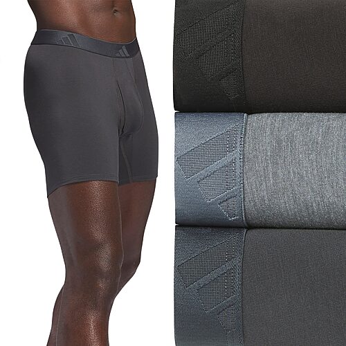Click here for adidas Luxe Comfort Mens 3 Pack Boxer Briefs 51593... prices
